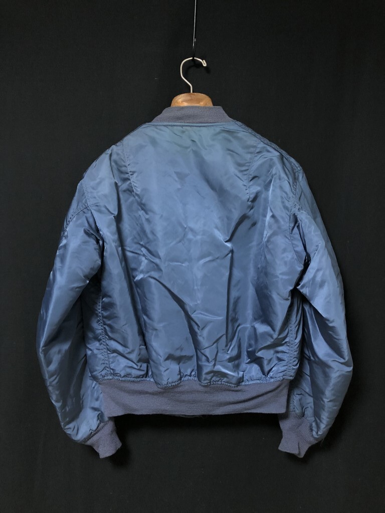 Yahoo!オークション - USA製 50s復刻 ALPHA INDUSTRIES アルファ 黒タ...