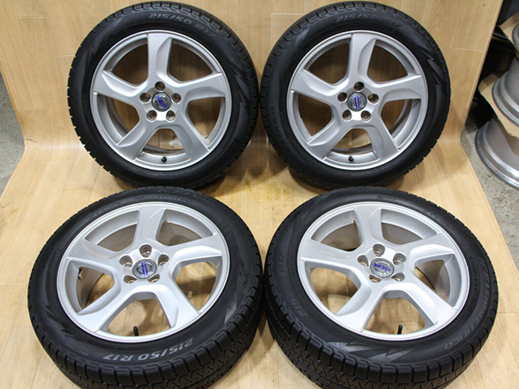 B716 VOLVO ボルボ 純正 17X7J+50 PCD108 215/50R17 バリ溝 V60 V50 V70 C70 S60 V40 C30 S40 品 手渡し可能 山梨県 ...
