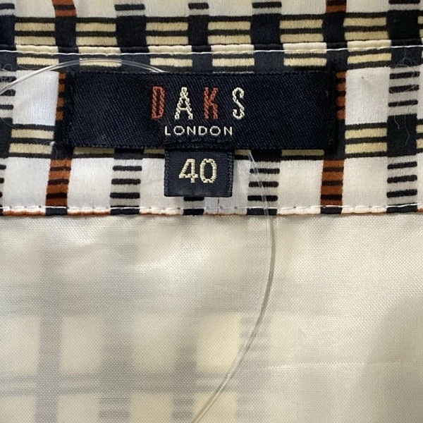 Yahoo!オークション - ダックス DAKS 七分袖シャツブラウス サイズ40 L...