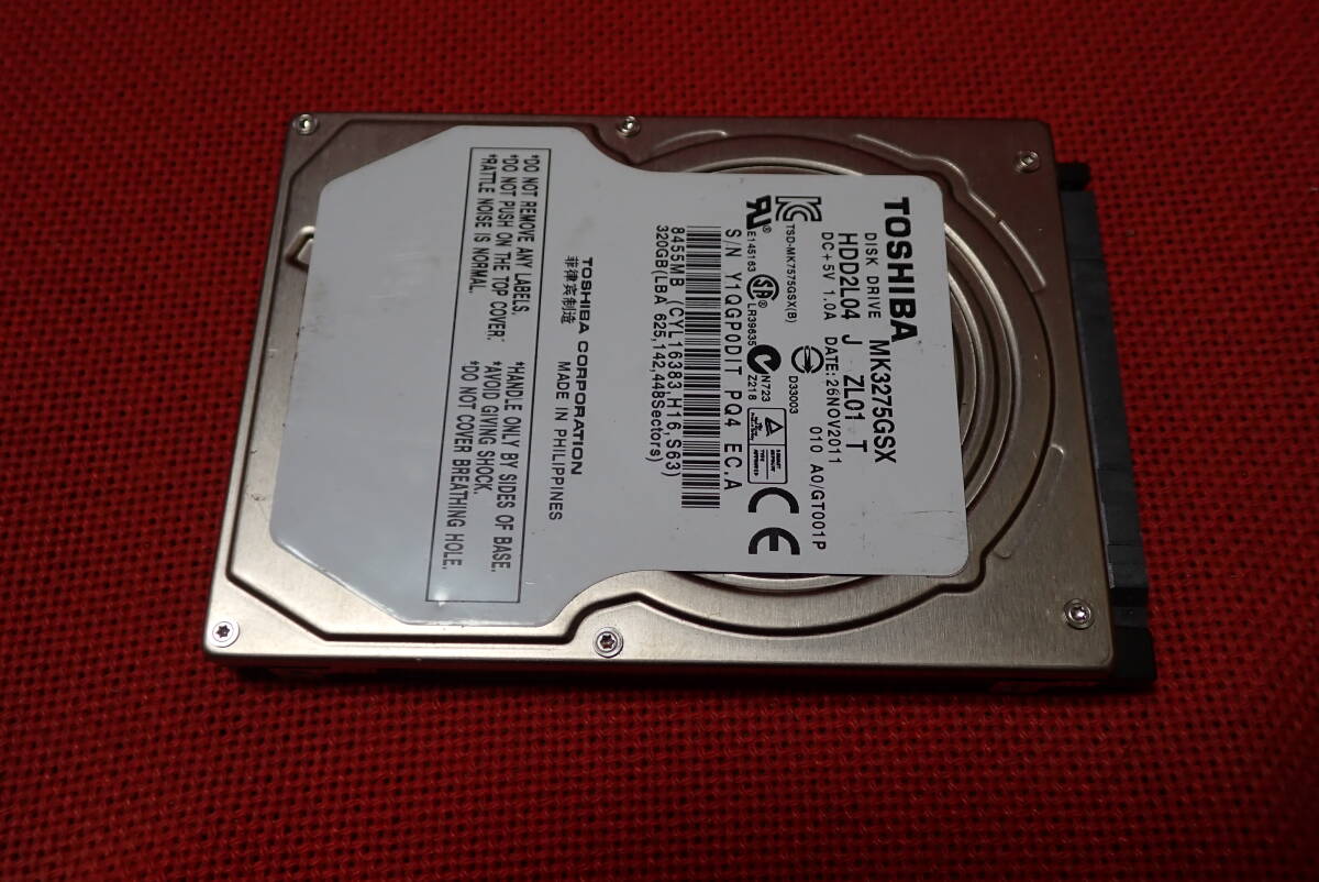 Yahoo!オークション - A769#フォーマット確認のみ Toshiba MK3275GSX 3...