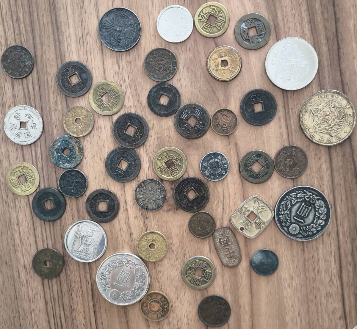 Yahoo!オークション - 日本古銭 近代銭 メダル まとめ 243g 1円スター...