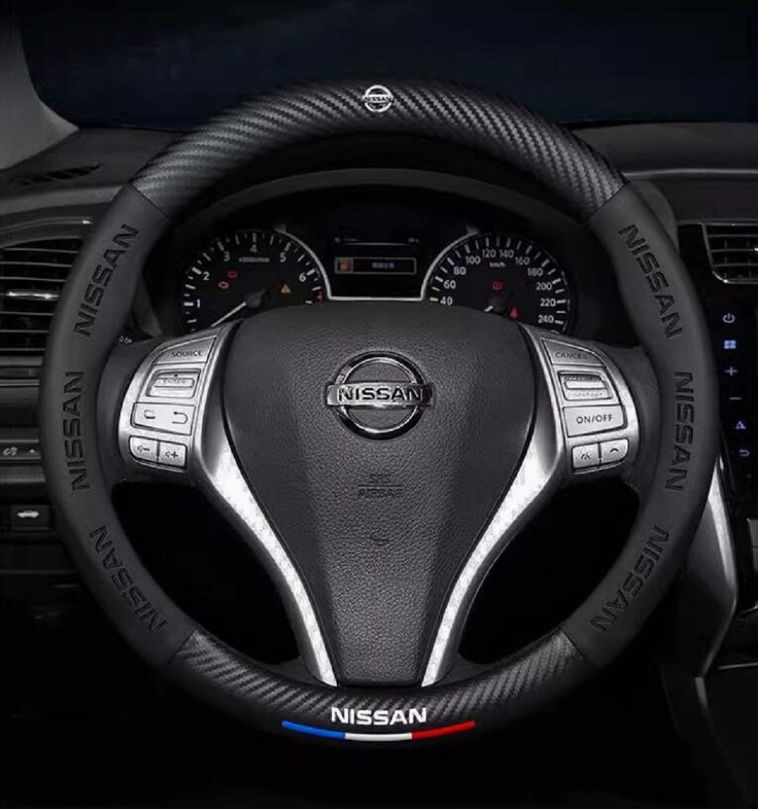 Yahoo!オークション - 日産専用 ハンドルカバー ステアリングカバー 円...