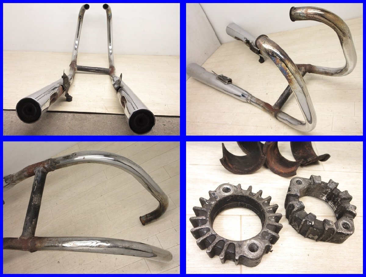 Yahoo!オークション - ゴM93 Z250FT KZ250A マフラー サイレンサー 動...