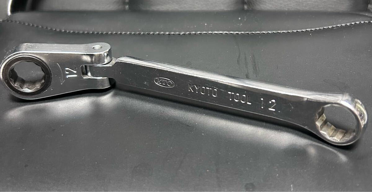 Yahoo!オークション - KTC MRF-12 首振りラチェットめがねレンチ 12mm