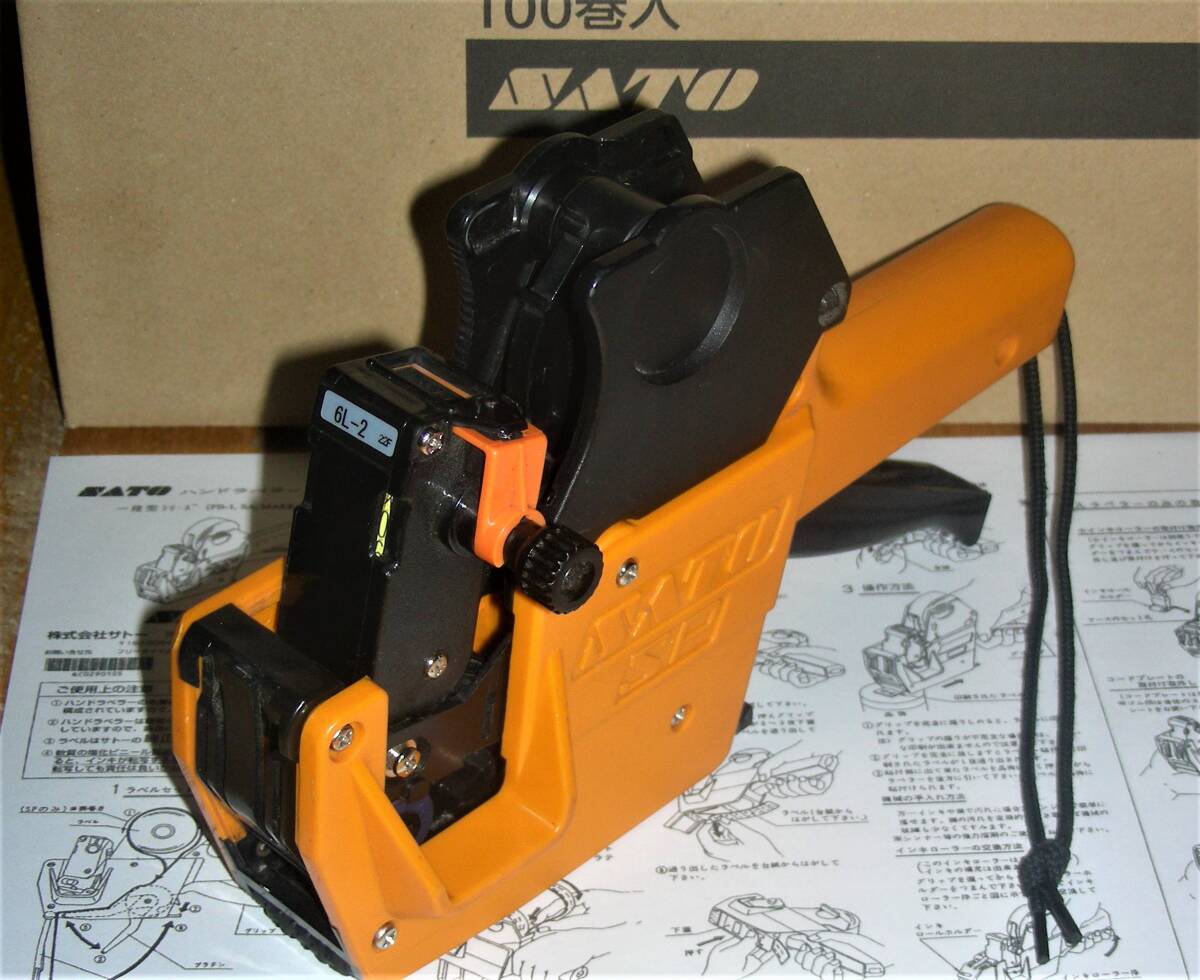 Yahoo!オークション - SATO ハンドラベラーSP 6L-2 (6桁印字） 印字OK ...