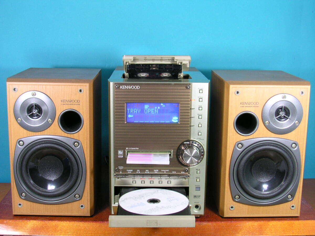Yahoo!オークション - 即決 KENWOOD高級サラウンドCD/MD・カセットコン...