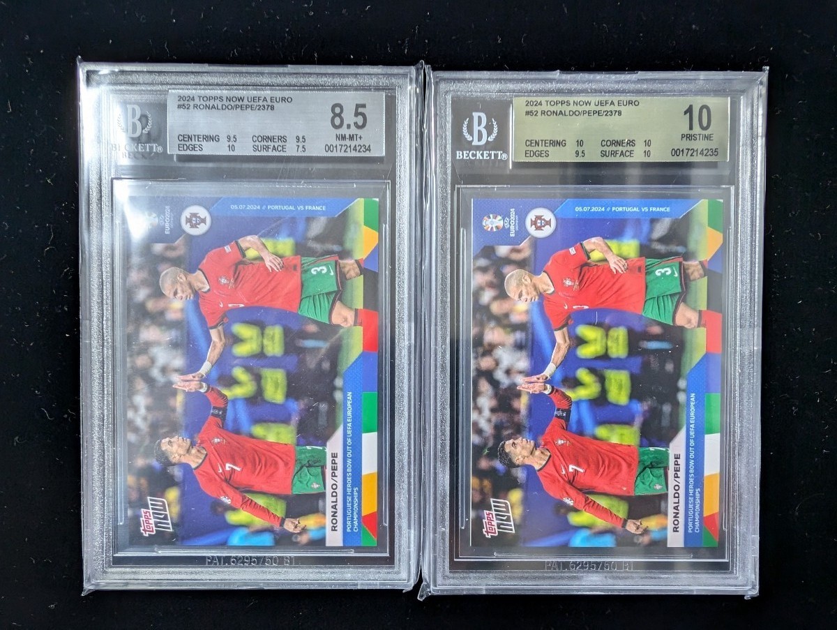 Yahoo!オークション - BGS10＆BGS8.5 トップスナウ ユーロ2024 クリス...