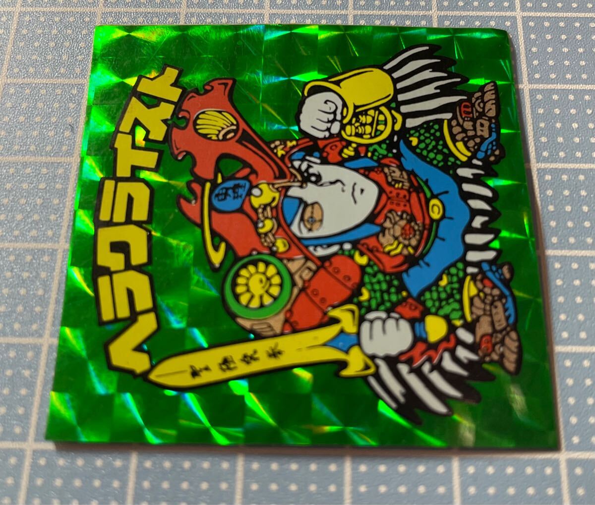 美品】ビックリマンシール 7弾 ヘッド ヘラクライスト 緑 美品】ビックリマンシール 7弾 ヘッド ヘラクライスト 緑