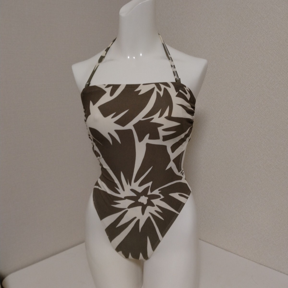 Yahoo!オークション - La2 緑 モノキニ ワンピース水着