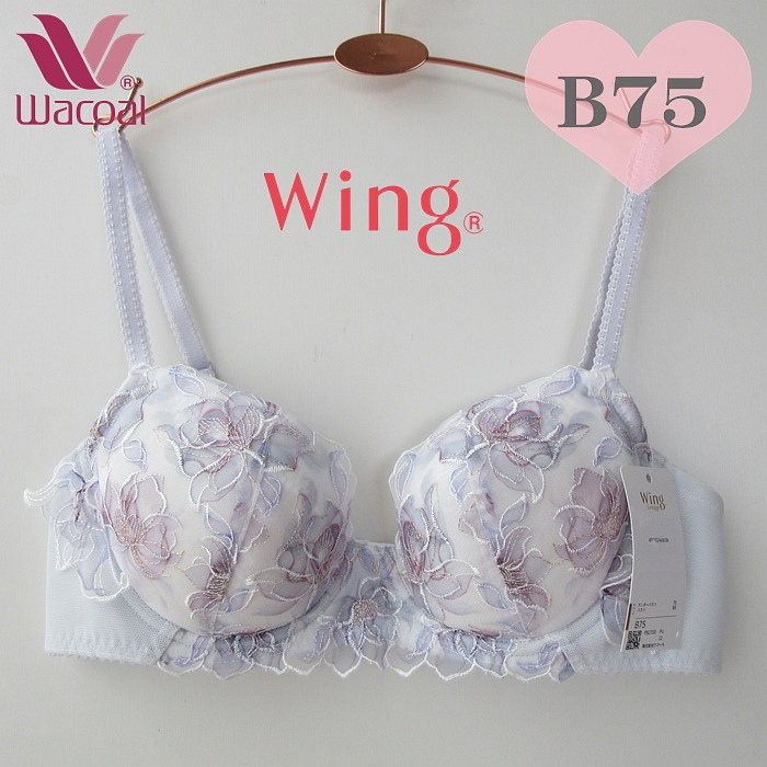 Yahoo!オークション - ワコールWing B75 ブラジャー しっかりめの着用...