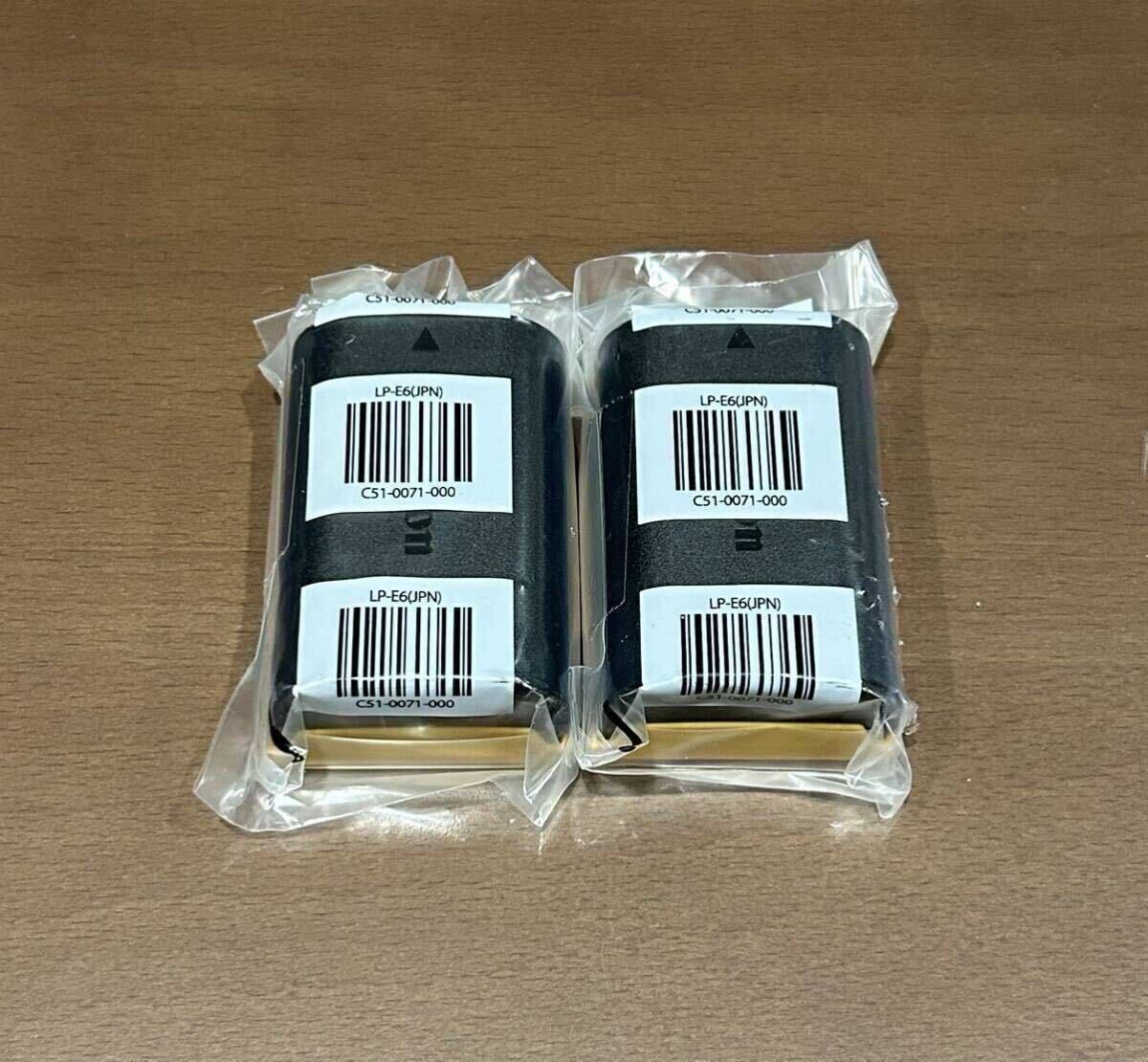 Yahoo!オークション - 【新品】LP-E6 Canon 純正バッテリー