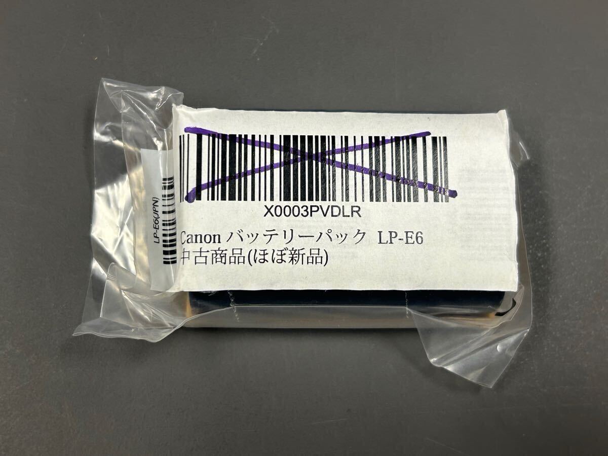 Yahoo!オークション - 【新品】LP-E6 Canon 純正バッテリー