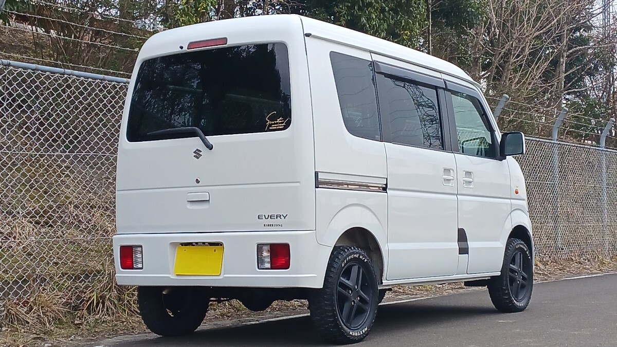 リフトUP オートマ 4WD 車検R7.8 即乗り出し DA64V アゲアゲ 4インチ リフトアップ スズキ エブリィ ターボ エブリー バン 商用車 現場車(エブリイ)｜売買された ...