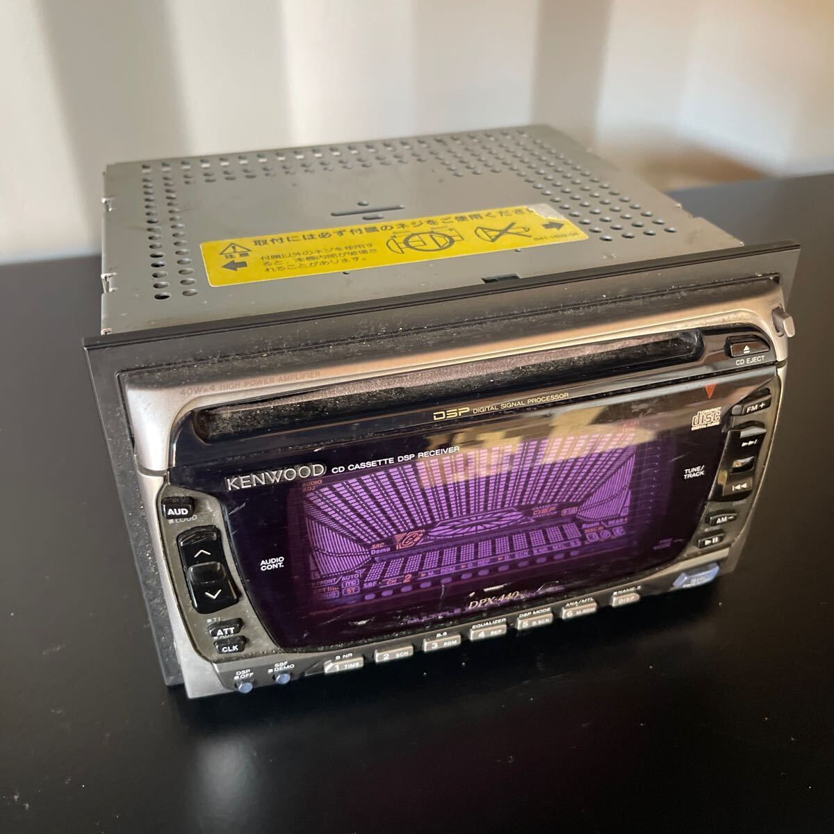 Yahoo!オークション - カーステレオ KENWOOD DPX-440 CD カセット FM/A...