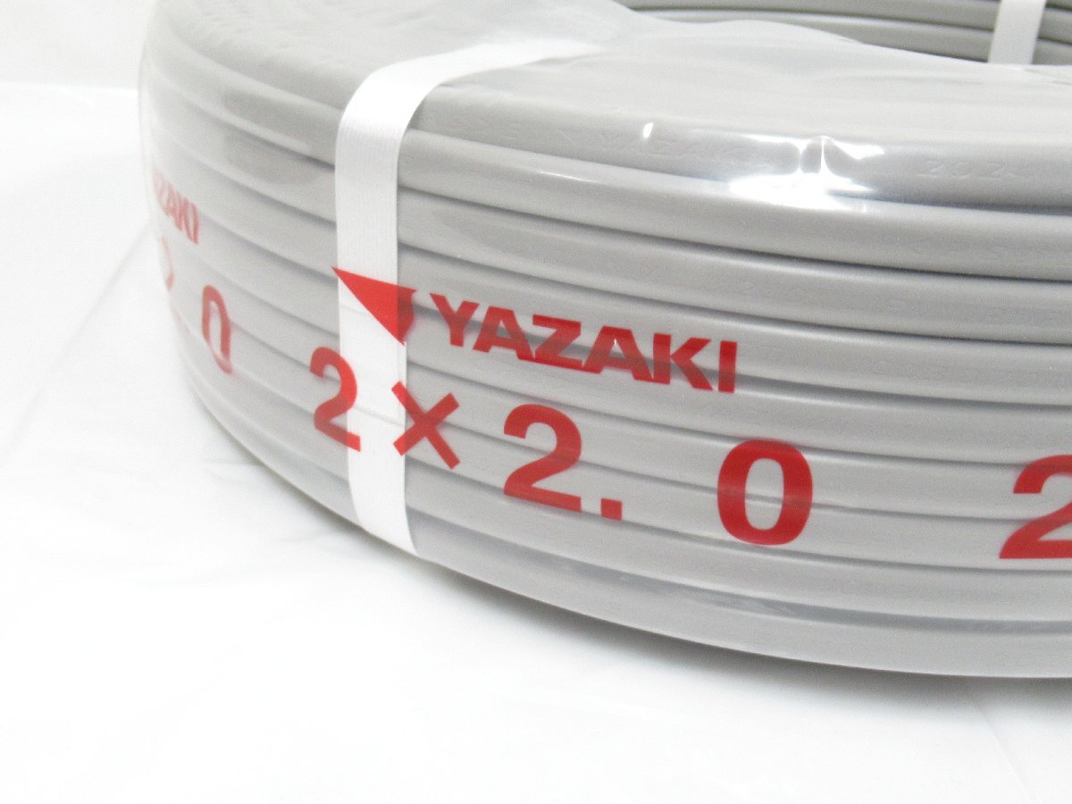 〇 2024年8月製造 YAZAKI 矢崎電線 VVF PbF ケーブル 2×2.0mm 灰 100m 11kg(電線)｜売買されたオークション情報、yahooの商品情報をアーカイブ公開 ...