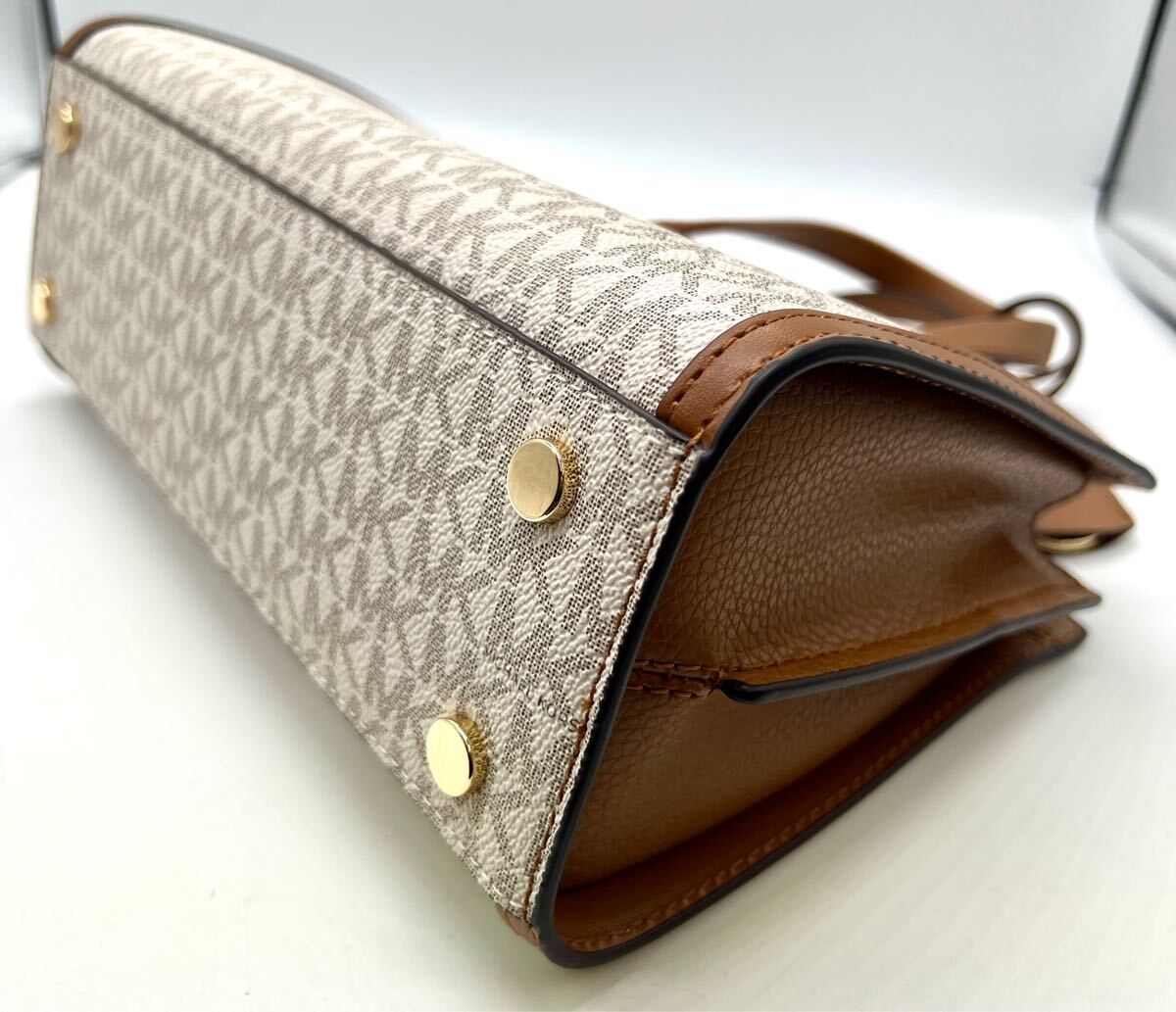Yahoo!オークション - 【極美品】MICHAEL KORS ショルダーバッグ 32R3G...