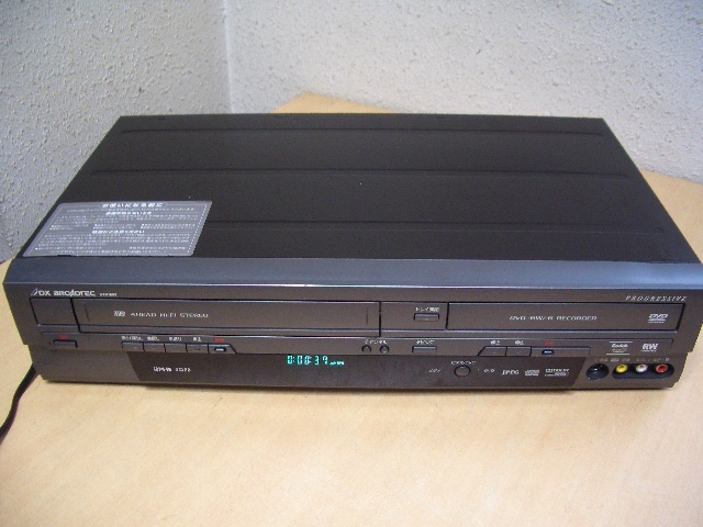 Yahoo!オークション - DX BROADTEC DXR160V ビデオ一体型DVDレコーダー...