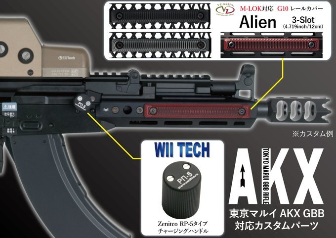 Yahoo!オークション - WII TECH 東京マルイ ガスブロ AKM/AKX対応 Zeni...