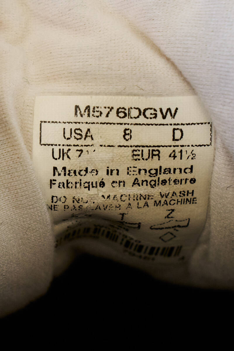 Yahoo!オークション - ニューバランス M576 DGW グレー スウェード UK...