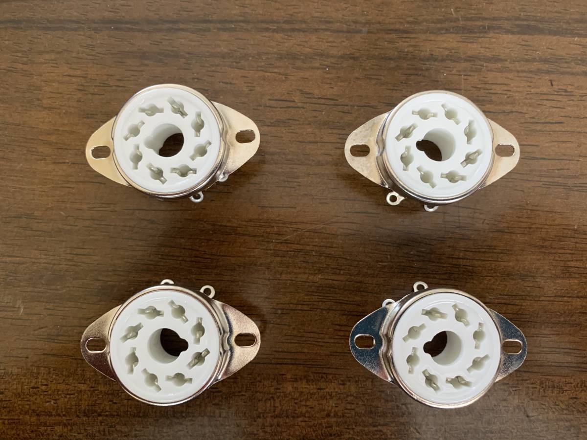 Yahoo!オークション - 新品 真空管ソケット US8ピン 錫メッキ タイ...