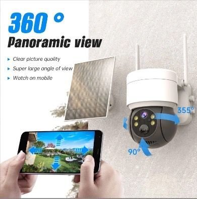 Yahoo!オークション - 防犯カメラ 屋外 ソーラー 400万画素 無線 wifi ...