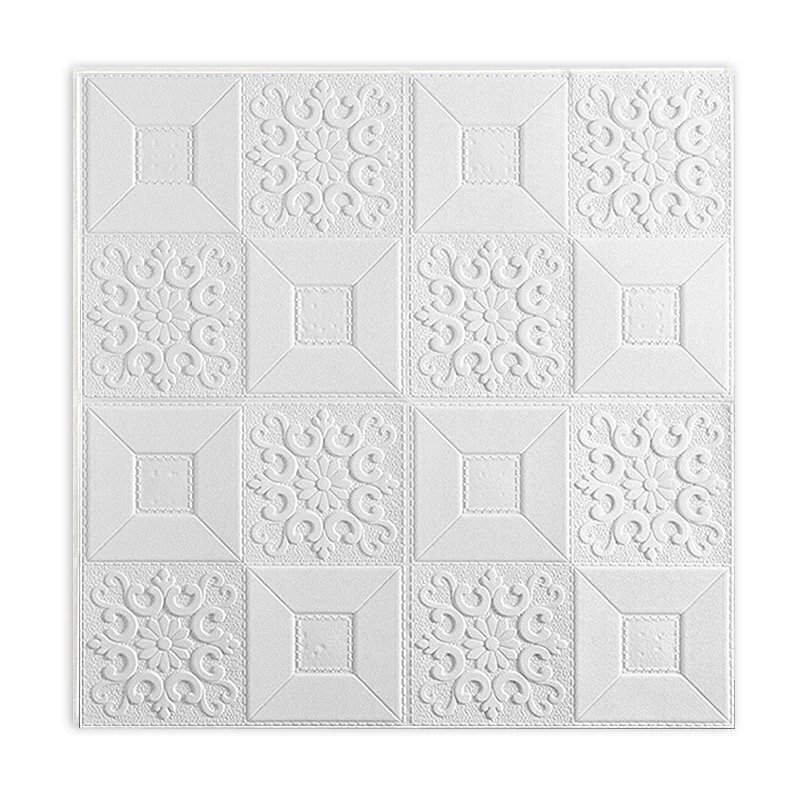 Yahoo!オークション - 30枚 70cm×70cm 厚さ3mm 背景壁 3D立体レンガ模...