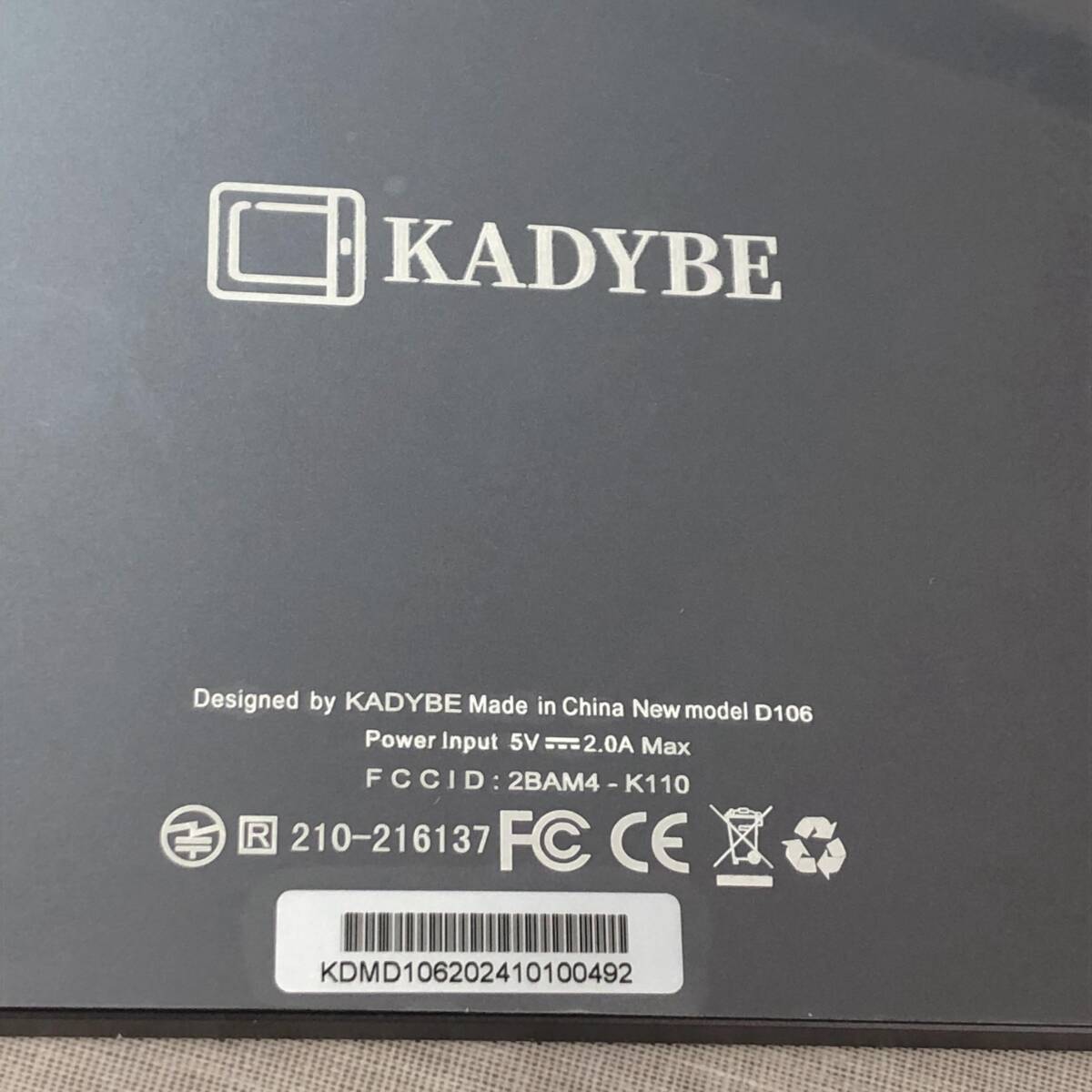 Yahoo!オークション - 現状品 KADYBE D106 Android14タブレット 10イン...