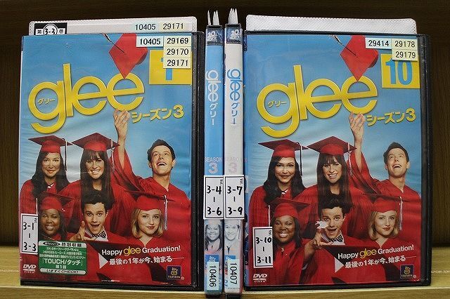 Yahoo!オークション - DVD glee グリー シーズン3 全11巻 ジャケット水...
