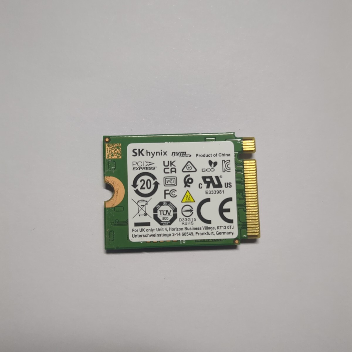 Yahoo!オークション - NVMe SSD SK hynix 256GB 使用2万2593時間