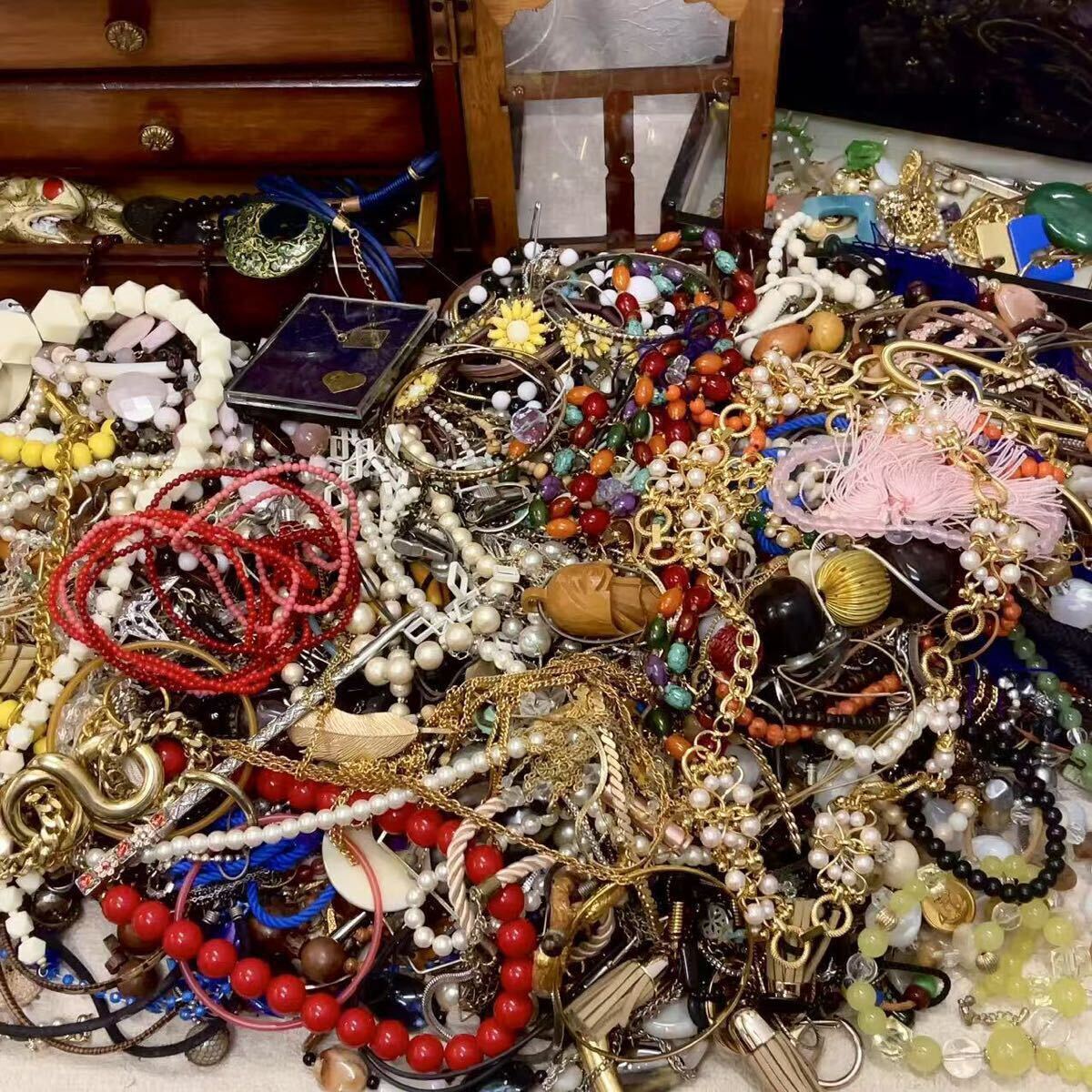 Yahoo!オークション - 1円 【総重量約11.6kg】アクセサリーまとめ 大量...