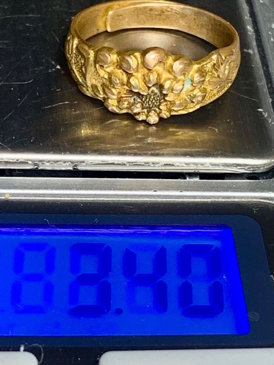 Yahoo!オークション - 24K リング 3.40g