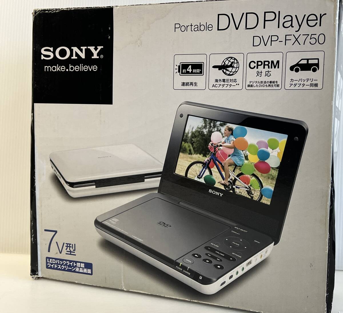 Yahoo!オークション - SONY/ソニー 7V型ポータブルDVDプレイヤー DVP-F...