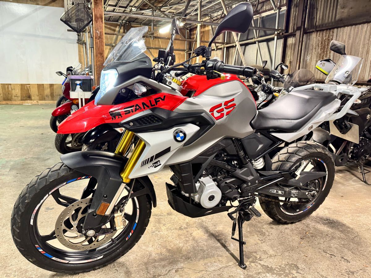 Yahoo!オークション - 低走行5683キロ BMW G310GS エンジン始動動画有...