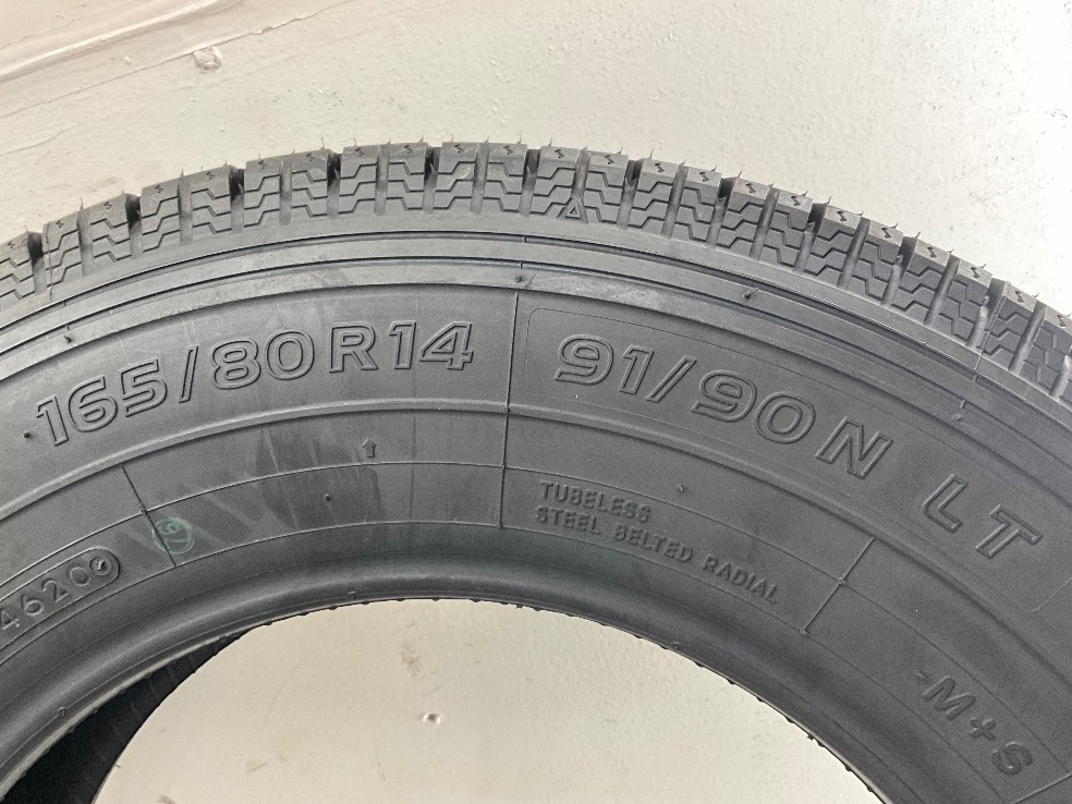Yahoo!オークション - 未使用 4本セット 165/80R14 91/90N LT トーヨー...