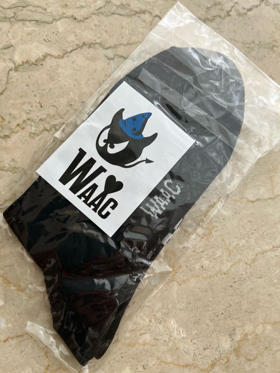 Yahoo!オークション - WAACワック 黒 レディースソックス 未使用 k
