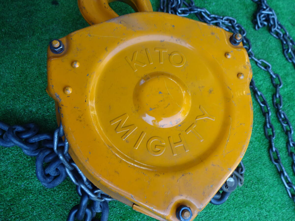 Yahoo!オークション - 美品 KITO キトー チェーンブロック 手動式 3t M...