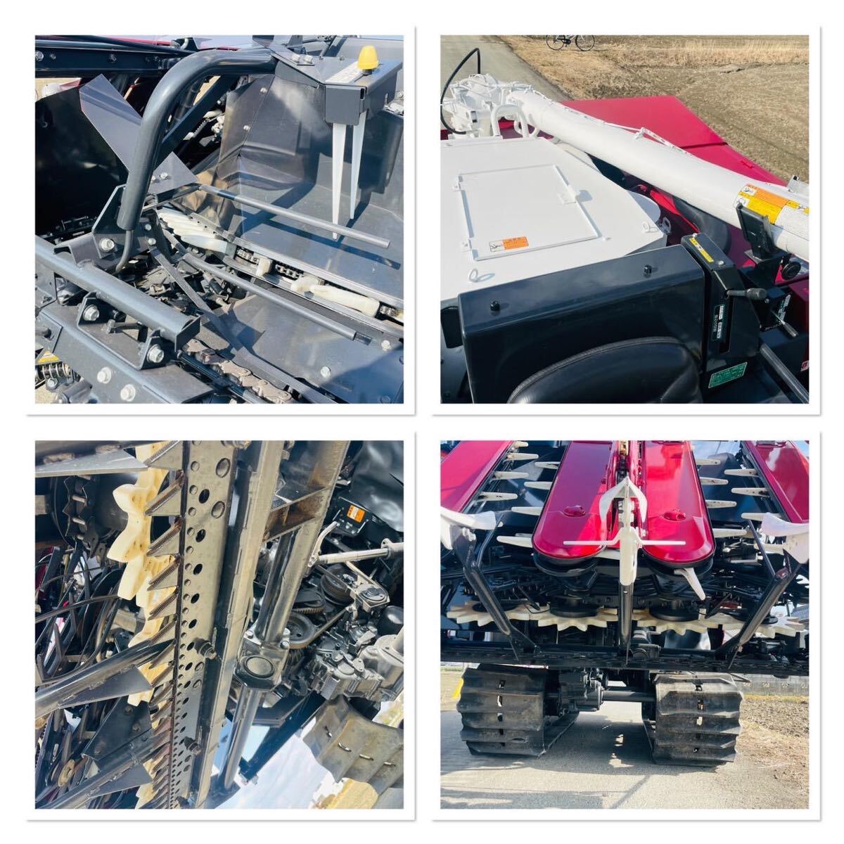 Yahoo!オークション - ヤンマー 4条刈 コンバイン YH448 381時間 48馬...