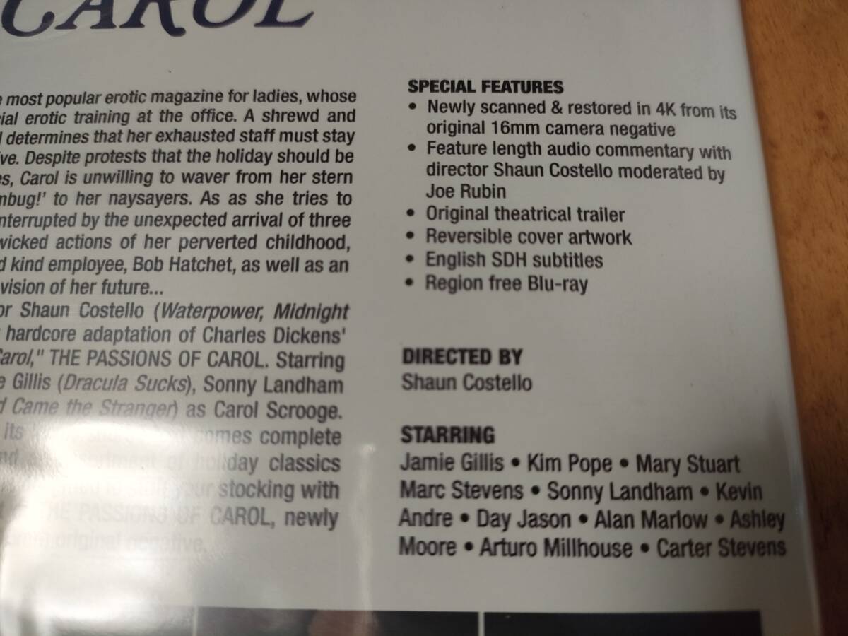 Yahoo!オークション - The Passions of Carol 未開封輸入盤Blu-ray ジ...