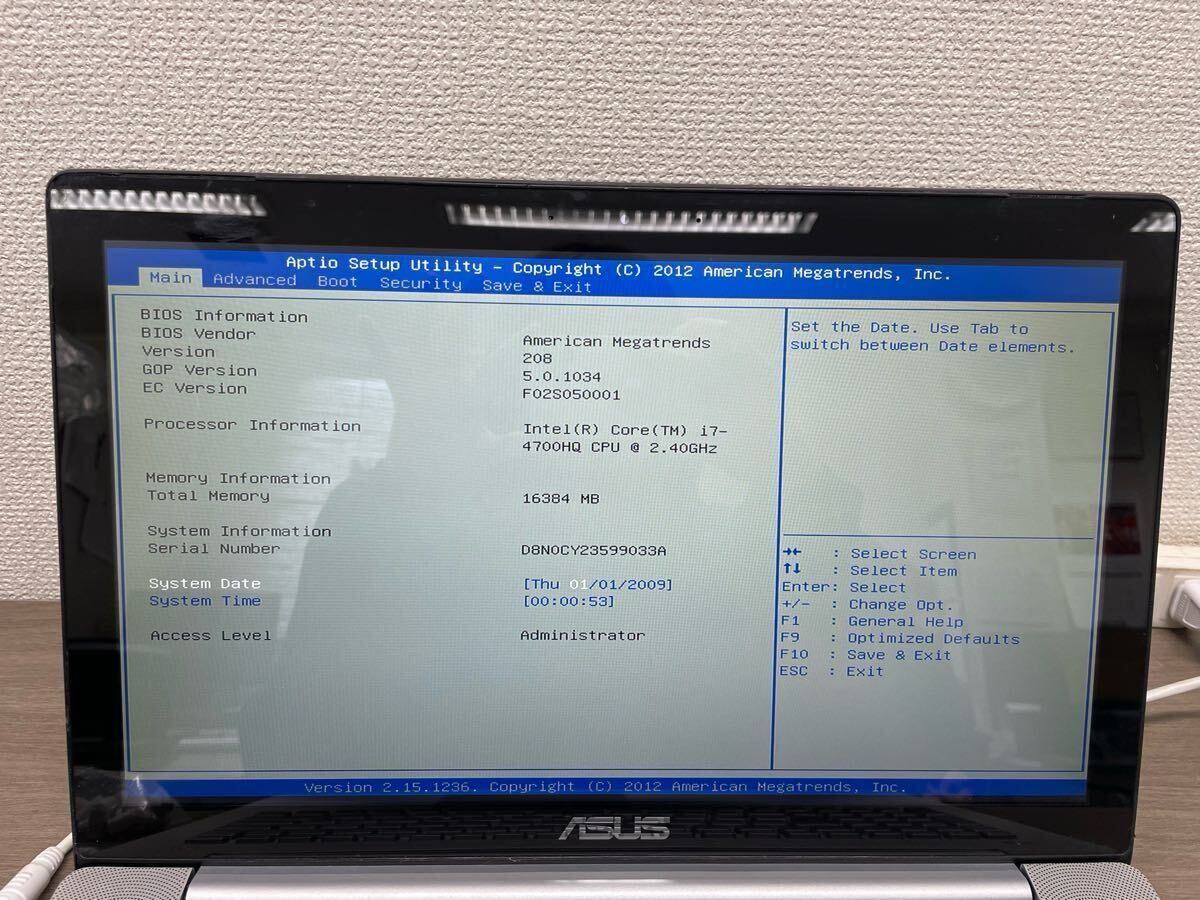 Yahoo!オークション - ASUS N550J Corei7-4700 HQ 2.40GHz 16384MB OS...