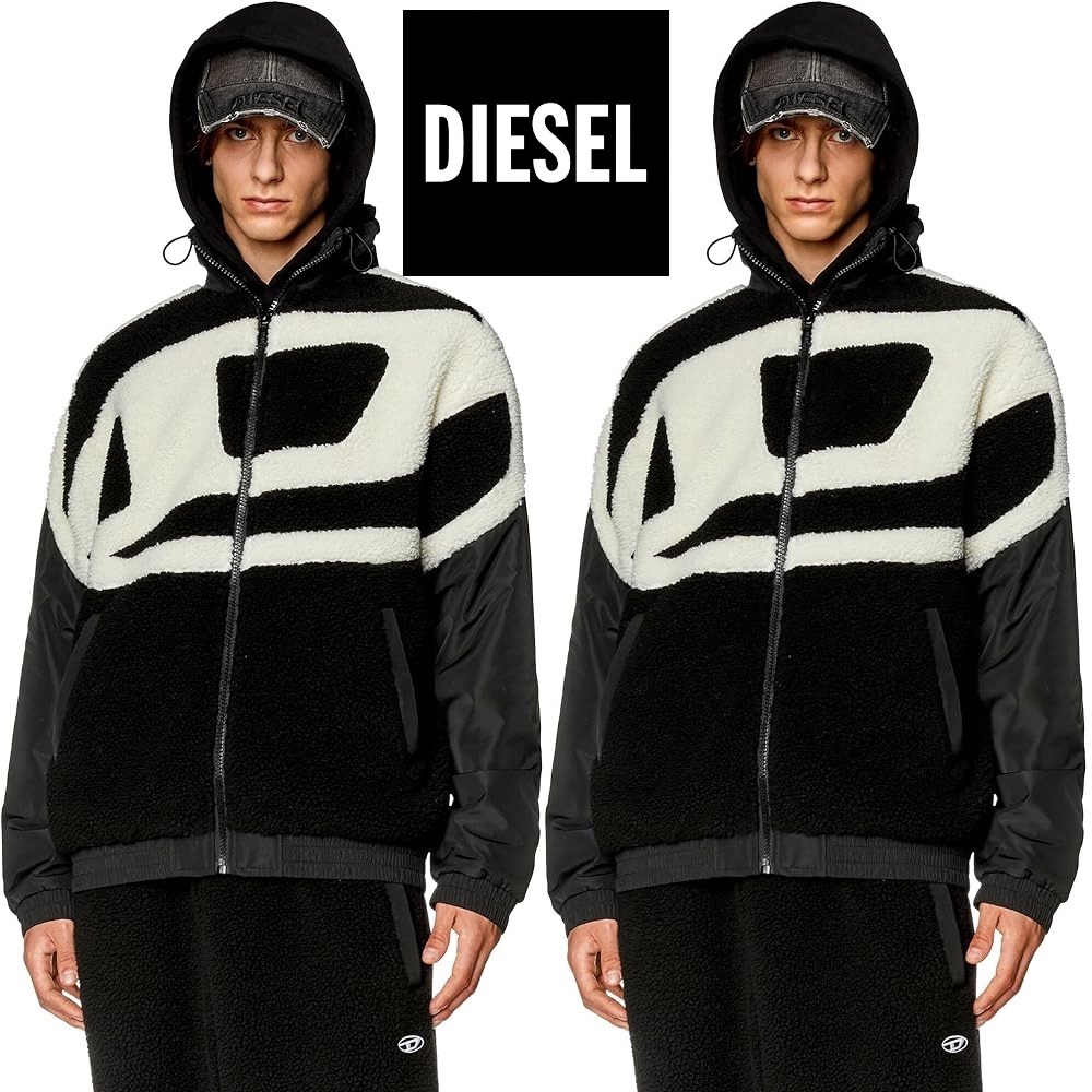 Yahoo!オークション - サイズM〜L 人気 DIESEL ざっくり ヘヴィ ボア ...