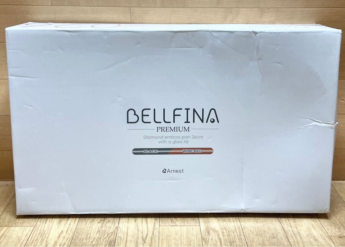Yahoo!オークション - 未使用 BELLFINA PREMIUM 26cm ガラス蓋付 フラ...