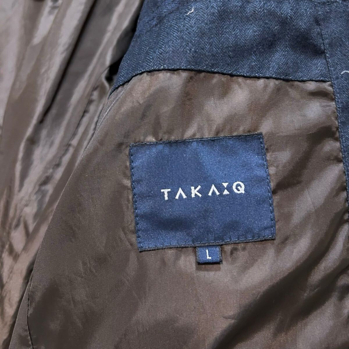 Yahoo!オークション - タカキュー【お洒落な一着】TAKA-Q ダウンジャケ...