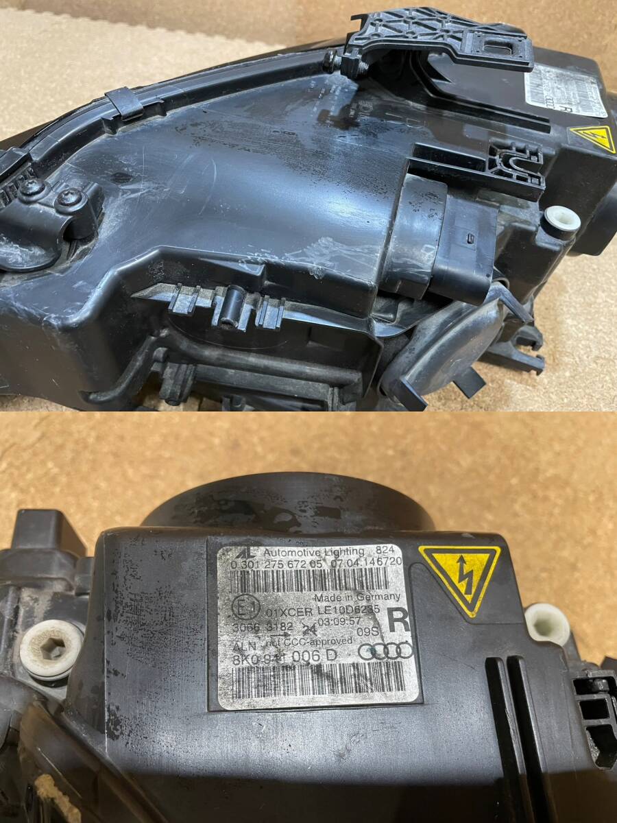 Yahoo!オークション - アウディ A4 8K 右ヘッドライト HID 8K0 941 006...