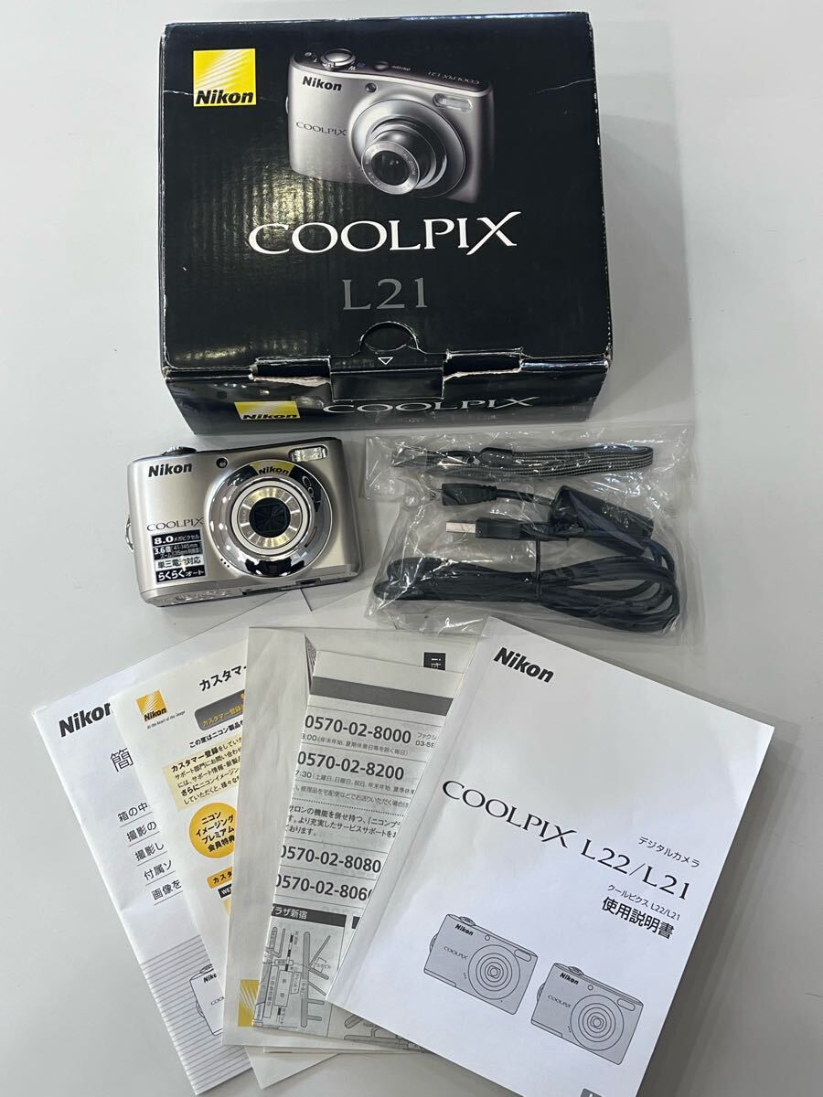 Yahoo!オークション - Nikon COOLPIX L21 6.7-24.0mm 1 3.1-6.7 コンパ...