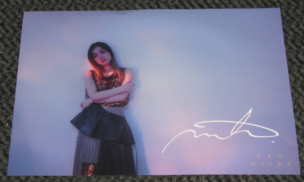 Yahoo!オークション - milet [5am] 非売品ポスター B3サイズ サイン入...