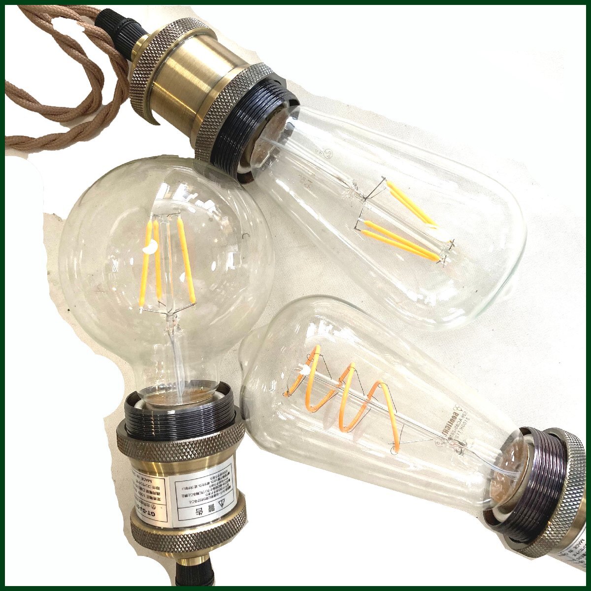 Yahoo!オークション - 中古 共同照明 コンセント式 ペンダントライト 3...