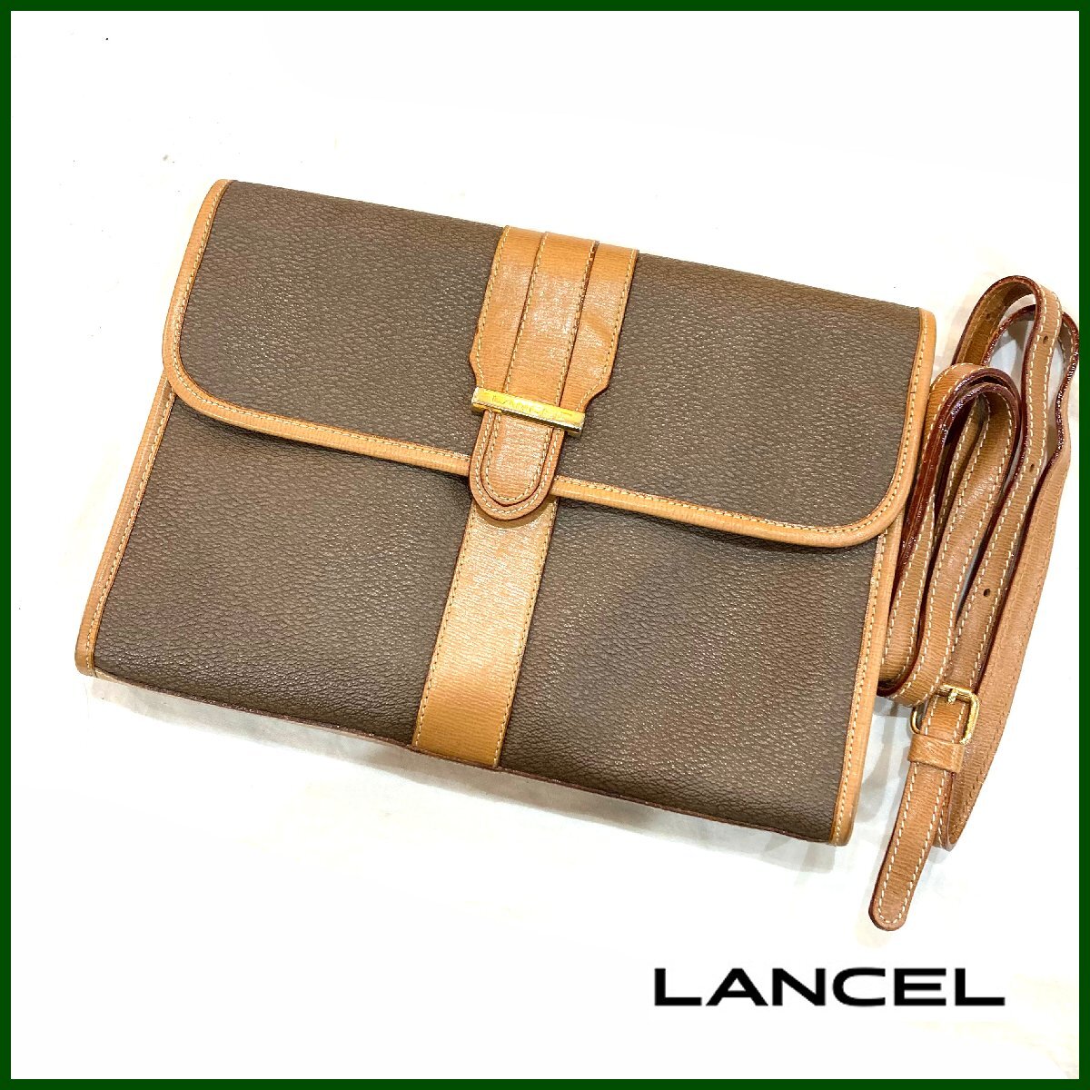 Yahoo!オークション - 中古 LANCEL/ランセル 本革ショルダーバッグ シ...
