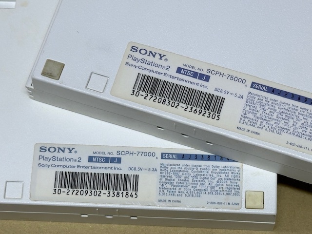 Yahoo!オークション - 【00】 PS2 薄型プレステ2 本体のみ 動作未確認4...