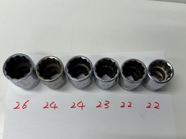 Yahoo!オークション - 【2414】 KTC ソケット まとめて