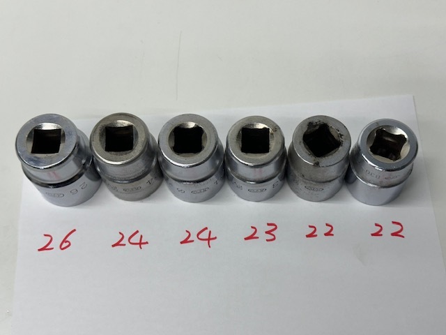 Yahoo!オークション - 【2414】 KTC ソケット まとめて